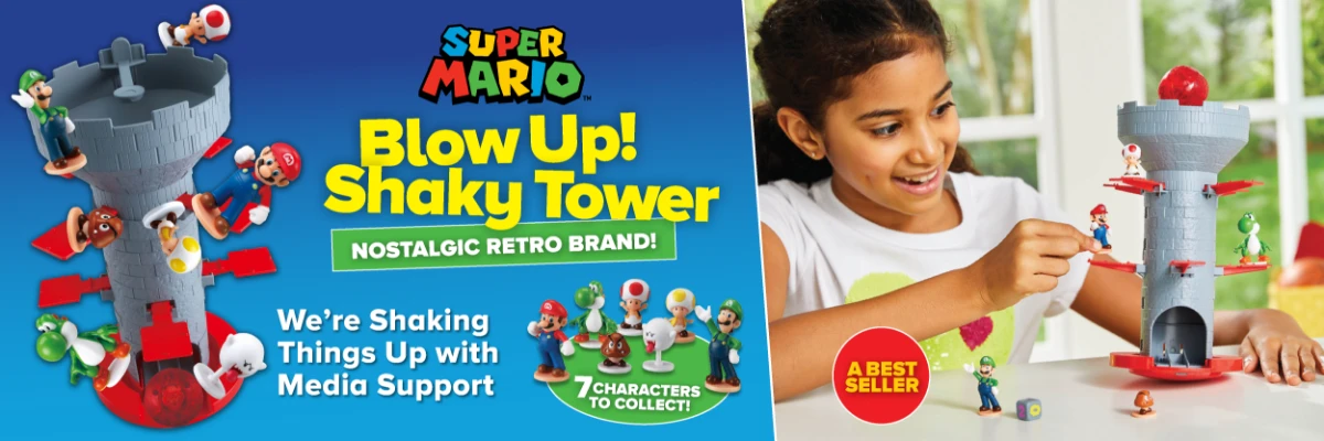 MB Catalogue: Super Mario - Blow Up! Shaky Tower