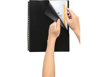 Marbig Display Book A4 Refillable Black - MTA Catalogue