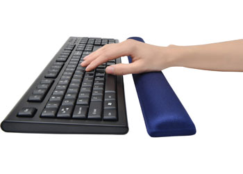 DAC Keyboard Gel Wrist Support Straight MP128 Blue - MTA Catalogue