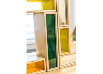 Natural Spaces – Mirror & See Through Coloured Blocks-18 pieces - MTA ...