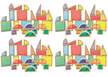 Natural Spaces – See Through Coloured Blocks Value Pack - MTA Catalogue