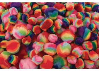 Rainbow Pom Poms – Pack of 200 - MTA Catalogue