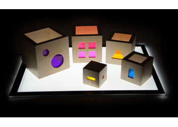 Translucent Stacking Cube 5pc - MTA Catalogue