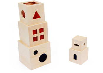 Translucent Stacking Cube 5pc - MTA Catalogue