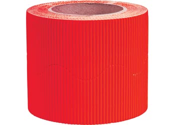 Corrugated Border Roll 60mm x 30m Red - MTA Catalogue