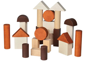 Unit Block Tower Natural 26 Pieces - MTA Catalogue