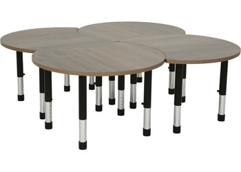 BAUSPACES – Cut Away Tables – Set of 4 – 39 – 61.5cm - MTA Catalogue