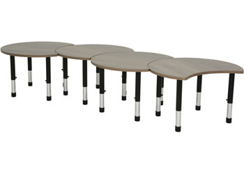 BAUSPACES – Cut Away Tables – Set of 4 – 39 – 61.5cm - MTA Catalogue