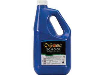 Chroma School Paint – Cool Blue 2 Litre - MTA Catalogue