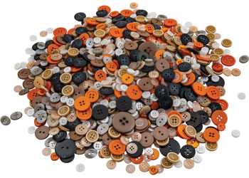 Assorted Buttons, Natural – 600g - MTA Catalogue