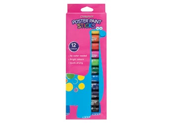 Creatistics Coloured Poster Paint Sticks - MTA Catalogue