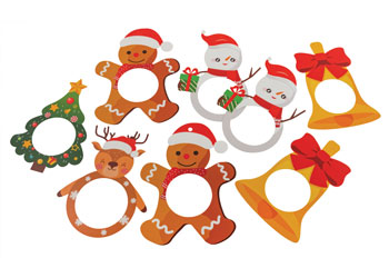 Christmas Character Photo Frames – Pack of 10 - MTA Catalogue
