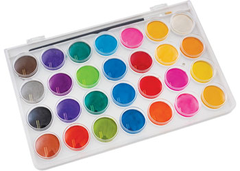 Creatistics Watercolour Palette – 28 Colours - MTA Catalogue