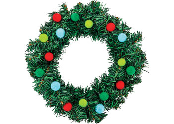 Christmas Wreath – Pack of 4 - MTA Catalogue