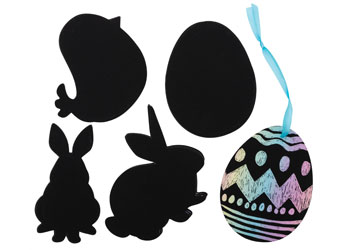 Scratch Art Easter Shapes – Pack of 20 - MTA Catalogue
