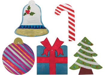 Cardboard Christmas Ornaments – Pack of 40 - MTA Catalogue