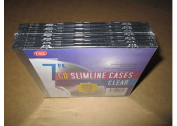 CD Protection Cases Slimline Clear Plastic 7 Pack - MTA Catalogue