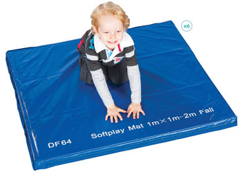 Soft Fall Mat 1m x 1m x 5cm Set 6 - Kangaroo Catalogue
