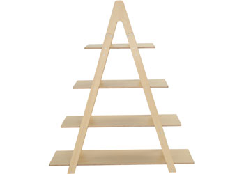 Natural Spaces – Triangle Storage Shelf – Natural - MTA Catalogue