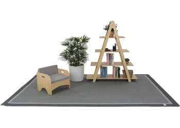 Natural Spaces – Triangle Storage Shelf – Natural - MTA Catalogue