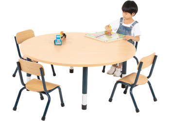 Milan Education – Round Table – 120cm – 39 – 61.5cm - MTA Catalogue