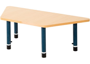 Trapezoidal Table Top – 120 x 50cm – Beech - MTA Catalogue