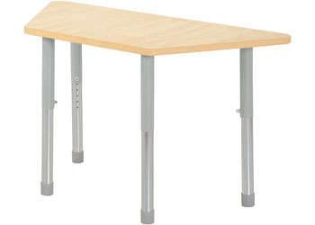 Trapezoidal Table Top – 120 x 50cm – Maple - MTA Catalogue