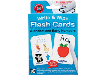 Write & Wipe Flash Cards – Alphabet & Early Number - MTA Catalogue