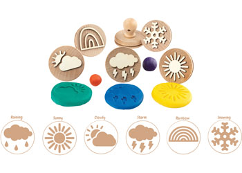 Weather Wooden Stamps – Set of 6 - MTA Catalogue
