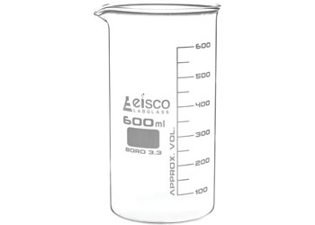 600 ml Tall Borosilicate Beakers – Pack of 6 - MTA Catalogue