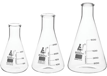 Storage Set of 3 Conical Flasks – 100 ml, 250 ml, 500 ml - MTA Catalogue