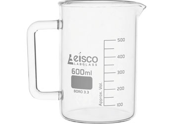 600 ml Borosilicate Beaker with Handle - MTA Catalogue
