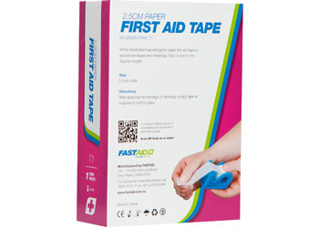 Hypo-allergenic First Aid Tape – 2.5cm x 9m - MTA Catalogue