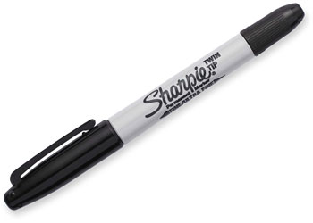 Sharpie Twin Tip Permanent Marker Black - MTA Catalogue