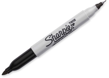 Sharpie Twin Tip Permanent Marker Black - MTA Catalogue