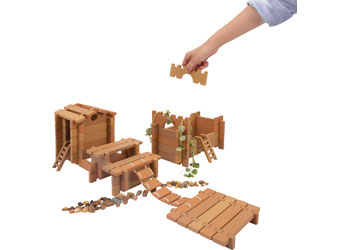 Table Top Notch Blocks-Western 85 piece Set - MTA Catalogue