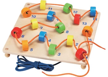 Count & Lace Numbers Board - MTA Catalogue