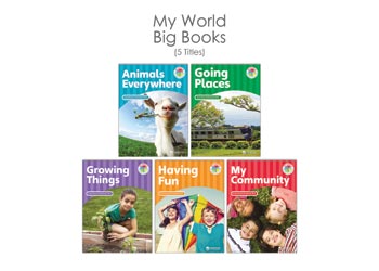 My World Big Books Set 5 Titles - MTA Catalogue