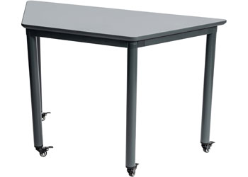 Ergerite Trapezoidal Table Top – Grey – 116×52 - MTA Catalogue