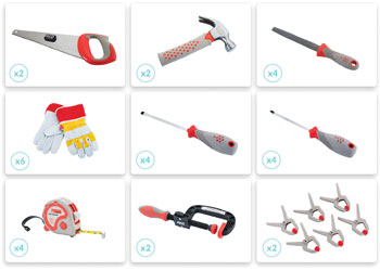 Risky Play Real Tools Kit – 30 pieces - MTA Catalogue