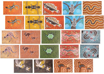 Muru Mittigar – Aboriginal Art Matching Game – 24 pieces - MTA Catalogue