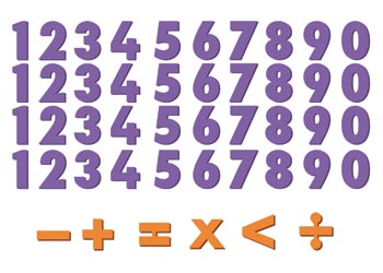 Rainbow Numbers Magnetic Maths Set – 155 pieces - MTA Catalogue