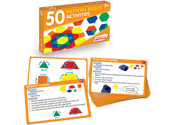 50 Pattern Blocks Activity Cards - MTA Catalogue