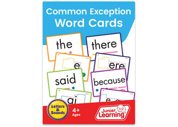 Common Exception Word Cards - MTA Catalogue
