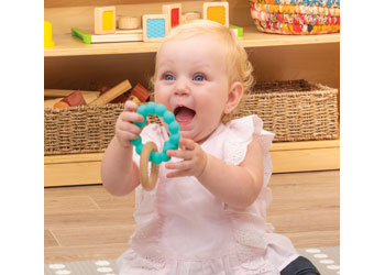 Moon Teether – Grey - MTA Catalogue