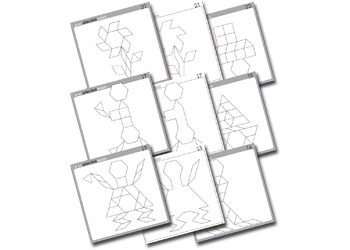 Pattern Blocks Mega Kit – Translucent & Solid - MTA Catalogue