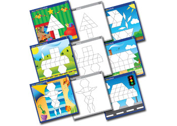 Pattern Blocks Mega Kit – Translucent & Solid - MTA Catalogue