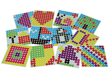 Round Pegs and Peg Boards with 12 Pattern Cards - MTA Catalogue