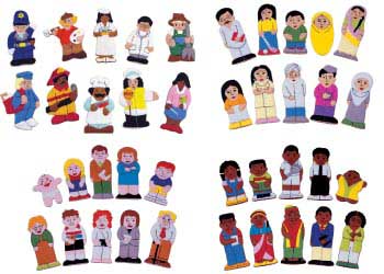 Multicultural Finger Puppet 40p - MTA Catalogue