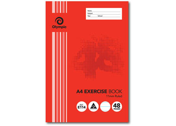 Olympic Exercise Book A4 11mm Ruled 48pg - MTA Catalogue